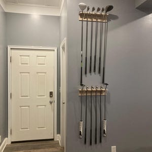 Golf Club Display Rack Shelf 6 Club Holder - Etsy
