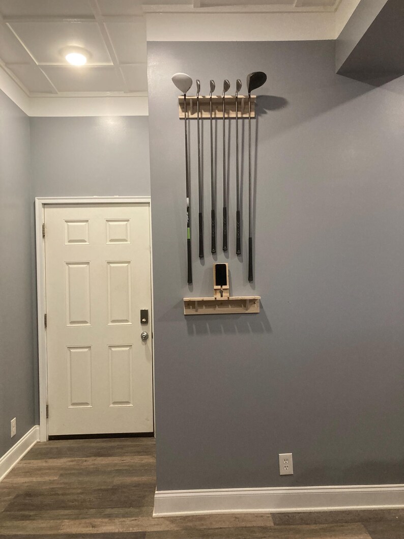 Golf Club Display Rack Shelf 6 Club Holder - Etsy