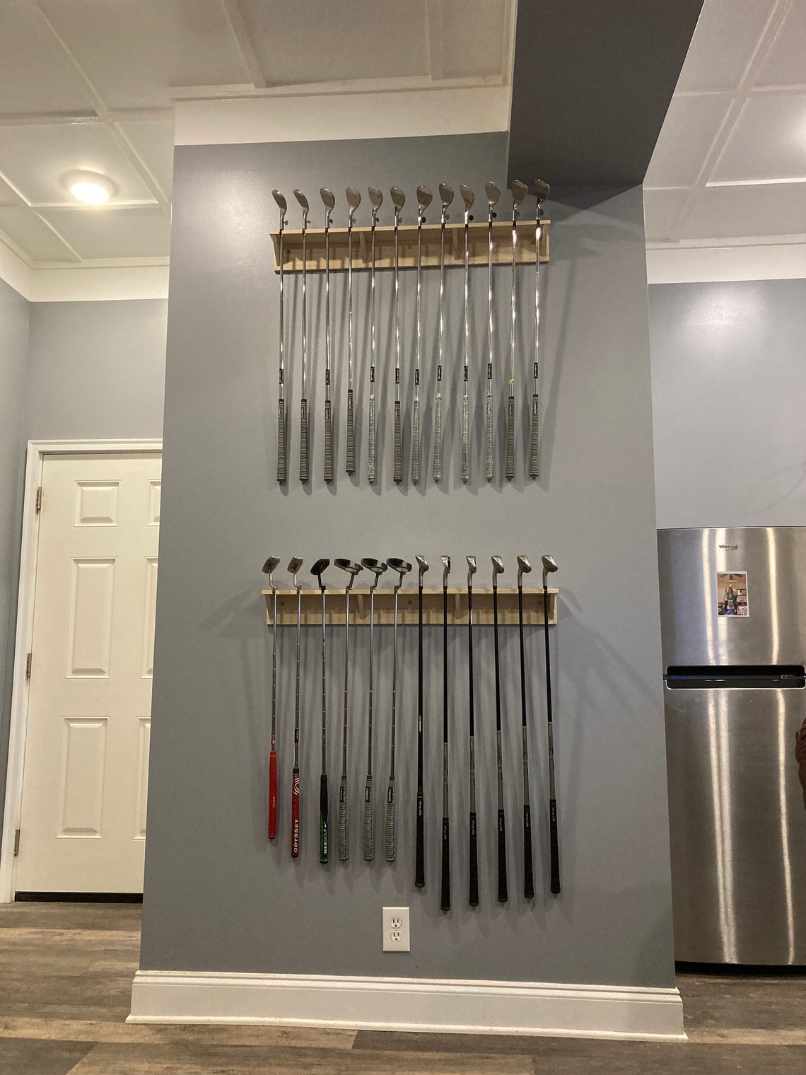 Golf Club Display Rack Shelf 12 Club Holder - Etsy