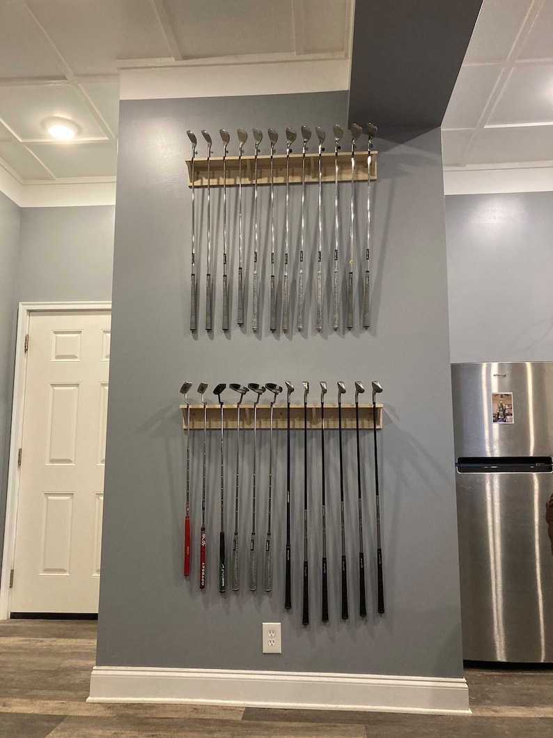 Golf Club Display Rack Shelf 12 Club Holder - Etsy