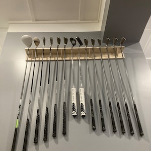 Golf Club Display Rack Shelf 14 Club Holder - Etsy
