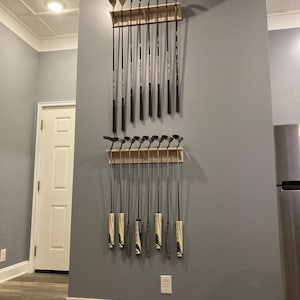 Golf Club Display Rack Shelf 8 Club Holder - Etsy