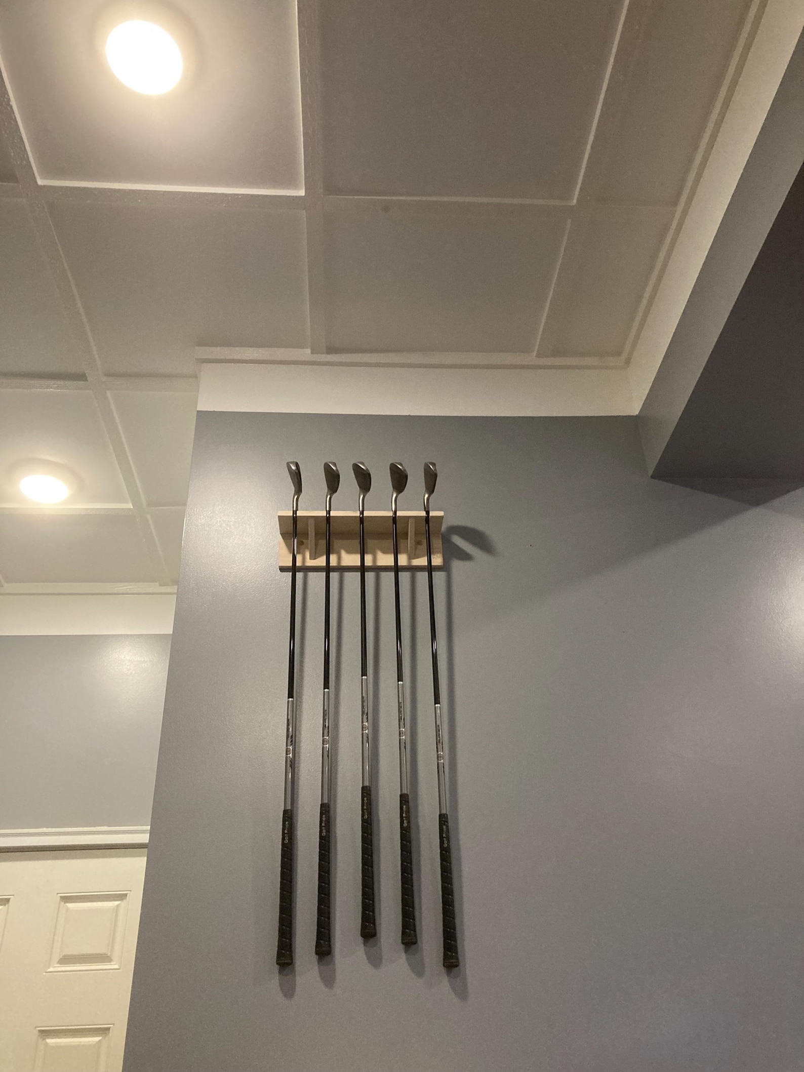 Golf Club Display Rack Shelf 5 Club Holder - Etsy