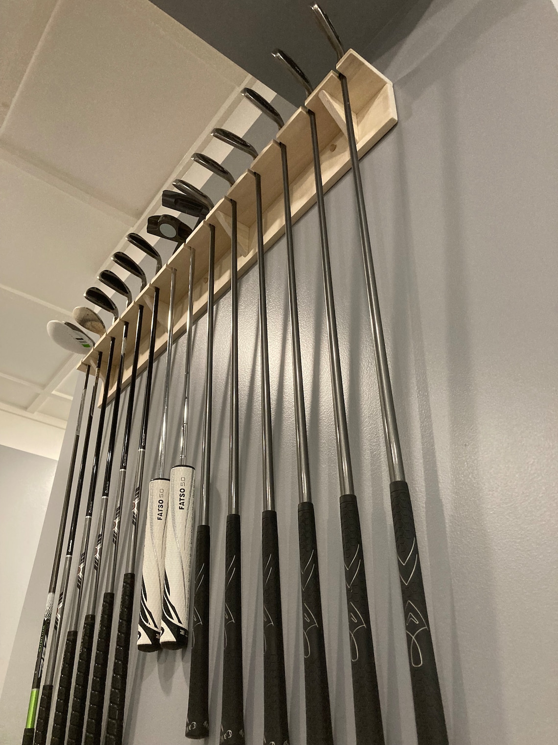 Golf Club Display Rack Shelf 14 Club Holder - Etsy