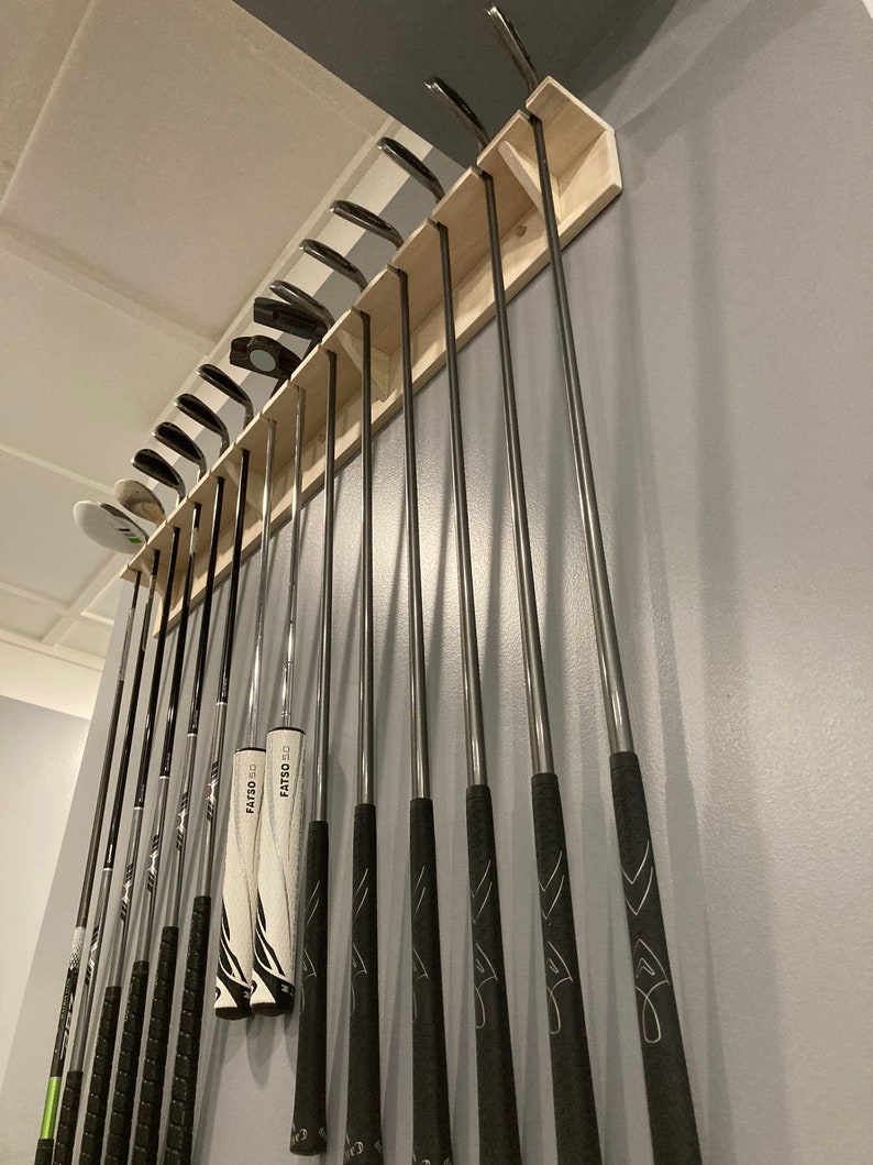 Golf Club Display Rack Shelf 14 Club Holder - Etsy