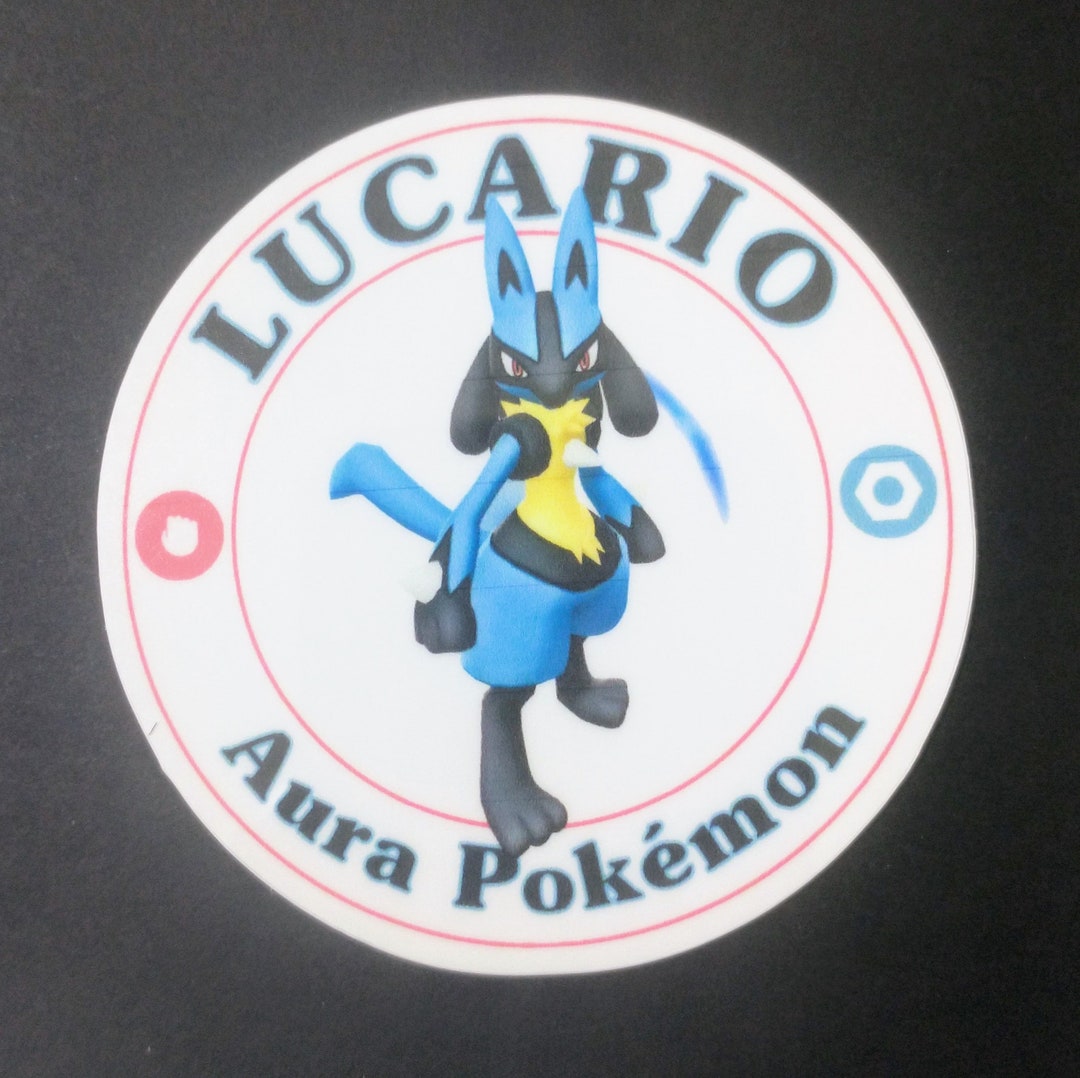 Lucario Lucario Sticker Waterproof Vinyl Anime Decals for - Etsy