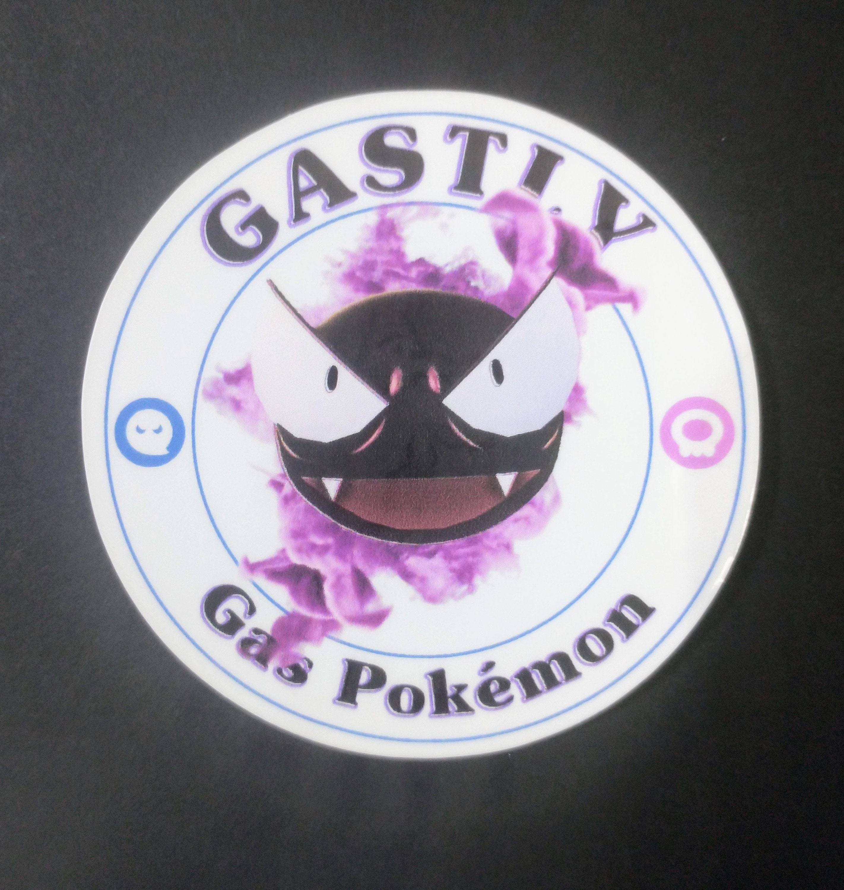 Gastly Haunter Gengar Evolution Sticker Pack Waterproof - Etsy