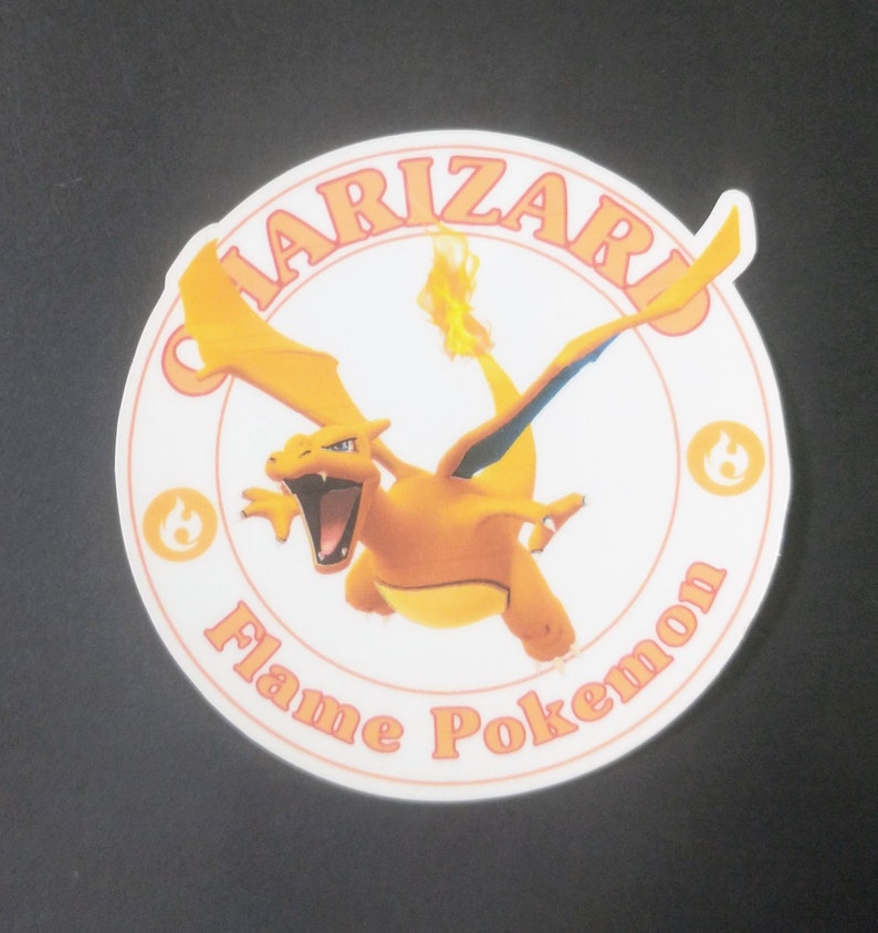 Charmander Charmeleon Charizard Evolution Sticker Pack - Etsy