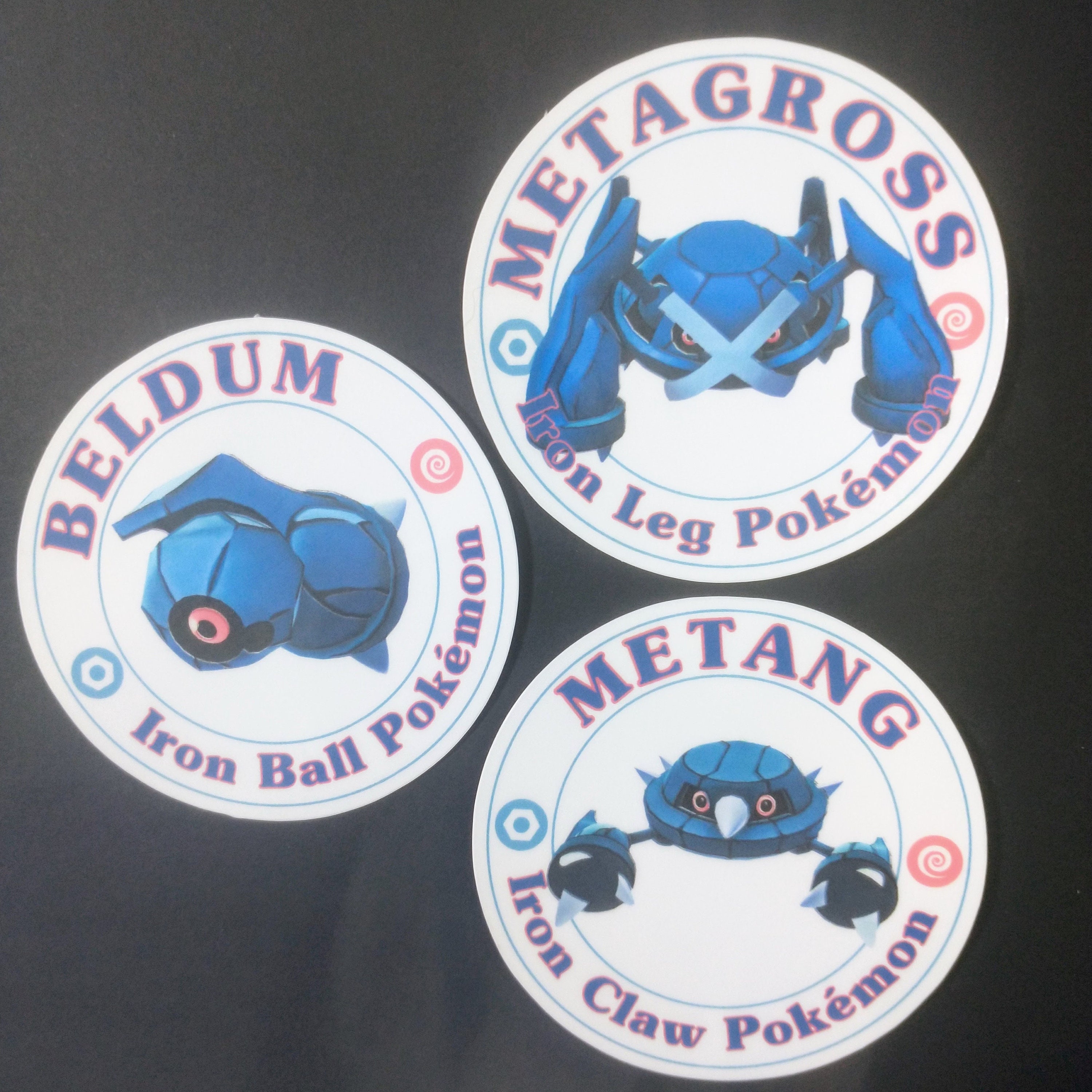Beldum Metang Metagross Evolution Sticker Pack Waterproof - Etsy