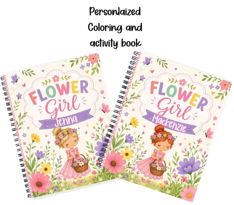 Flower Girl Activity Book, Flower Girl Proposal Gift, Will You Be My ...