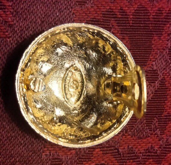 COCO CHANEL Iconic Golden Quilted Double C Emblem, St… - Gem