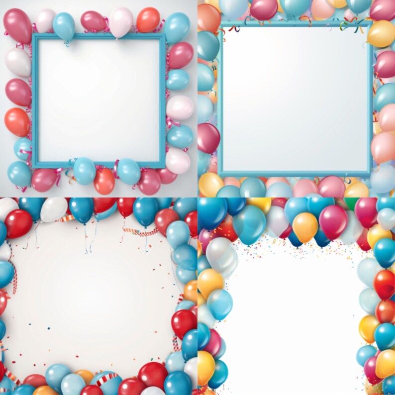 30 Party Invitation Border Midjourney Prompts, AI Art Prompts, POD ...