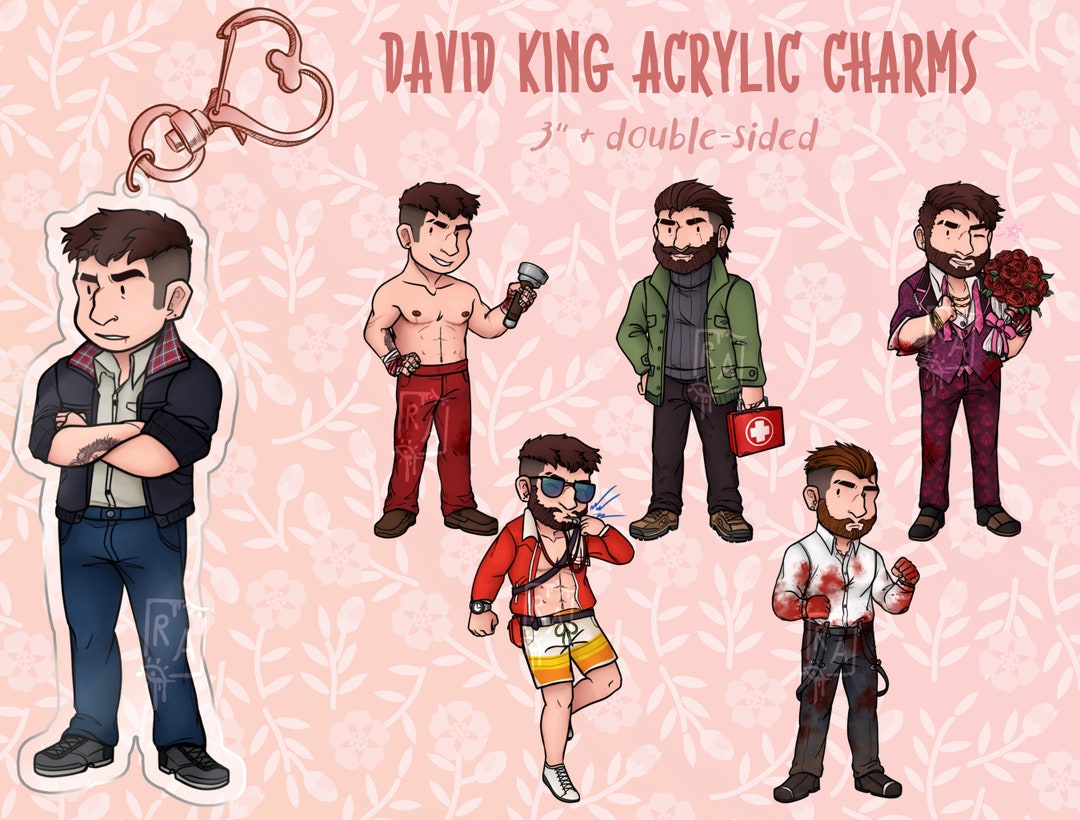 David King Acrylic Charms - Dead by Daylight - Etsy