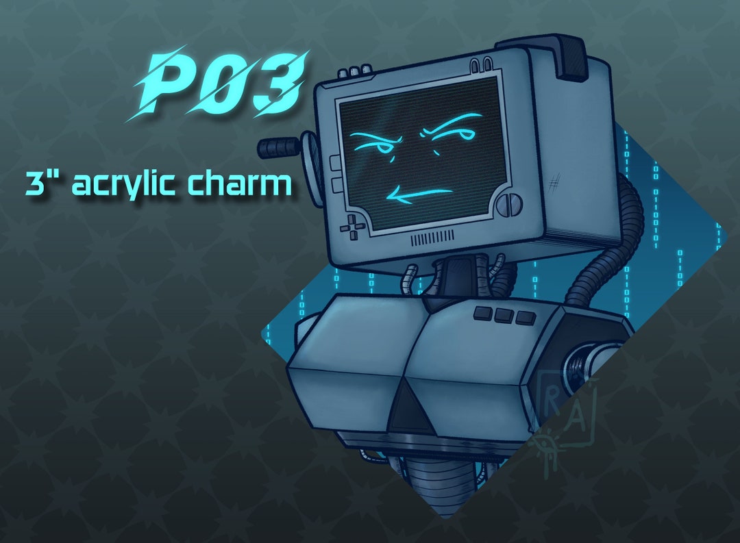 P03 Acrylic Charm - Inscryption - Etsy
