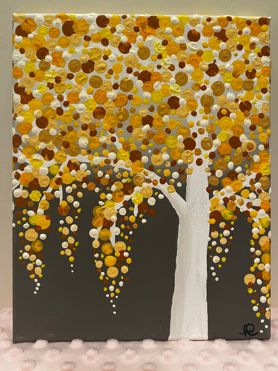 Yellow Dot Tree - Etsy