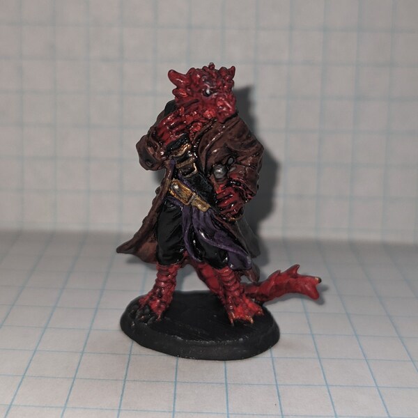 Dragonborn Rogue Miniature - Etsy