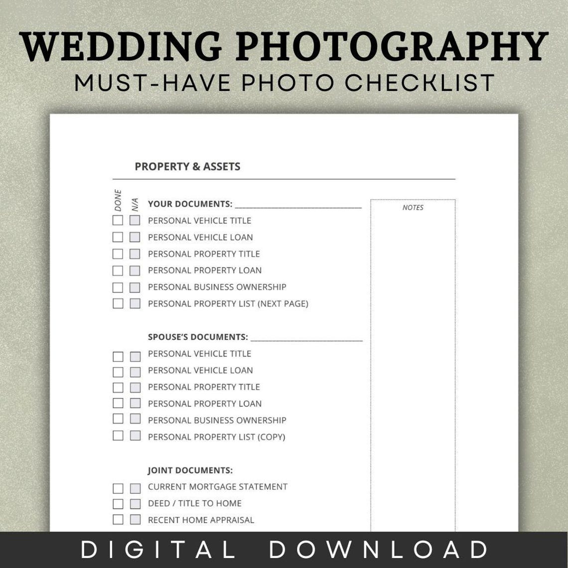Divorce Checklist Divorce Documents Checklist Divorce Binder Divorced ...