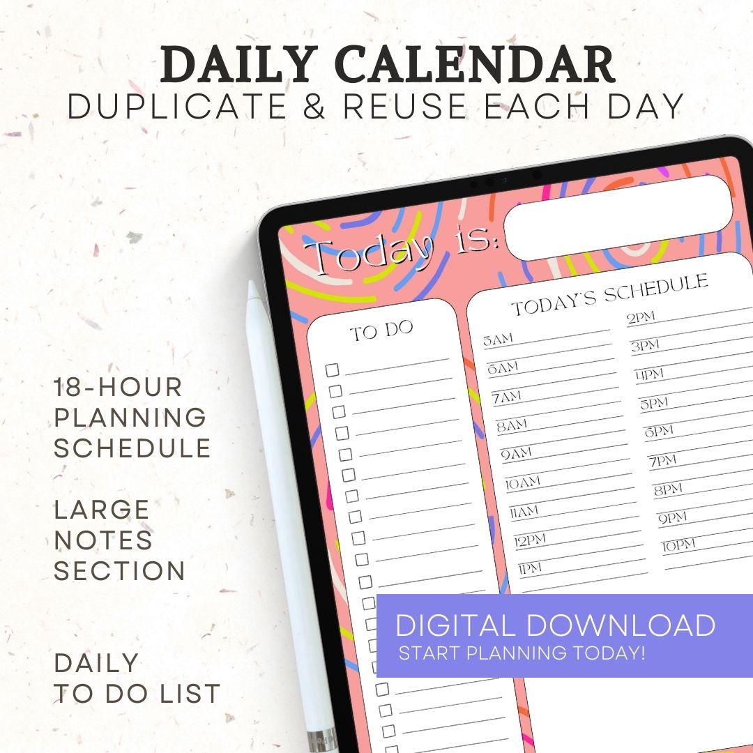 Digital Planner Simple Digital Planner Minimalist Digital Planner ...