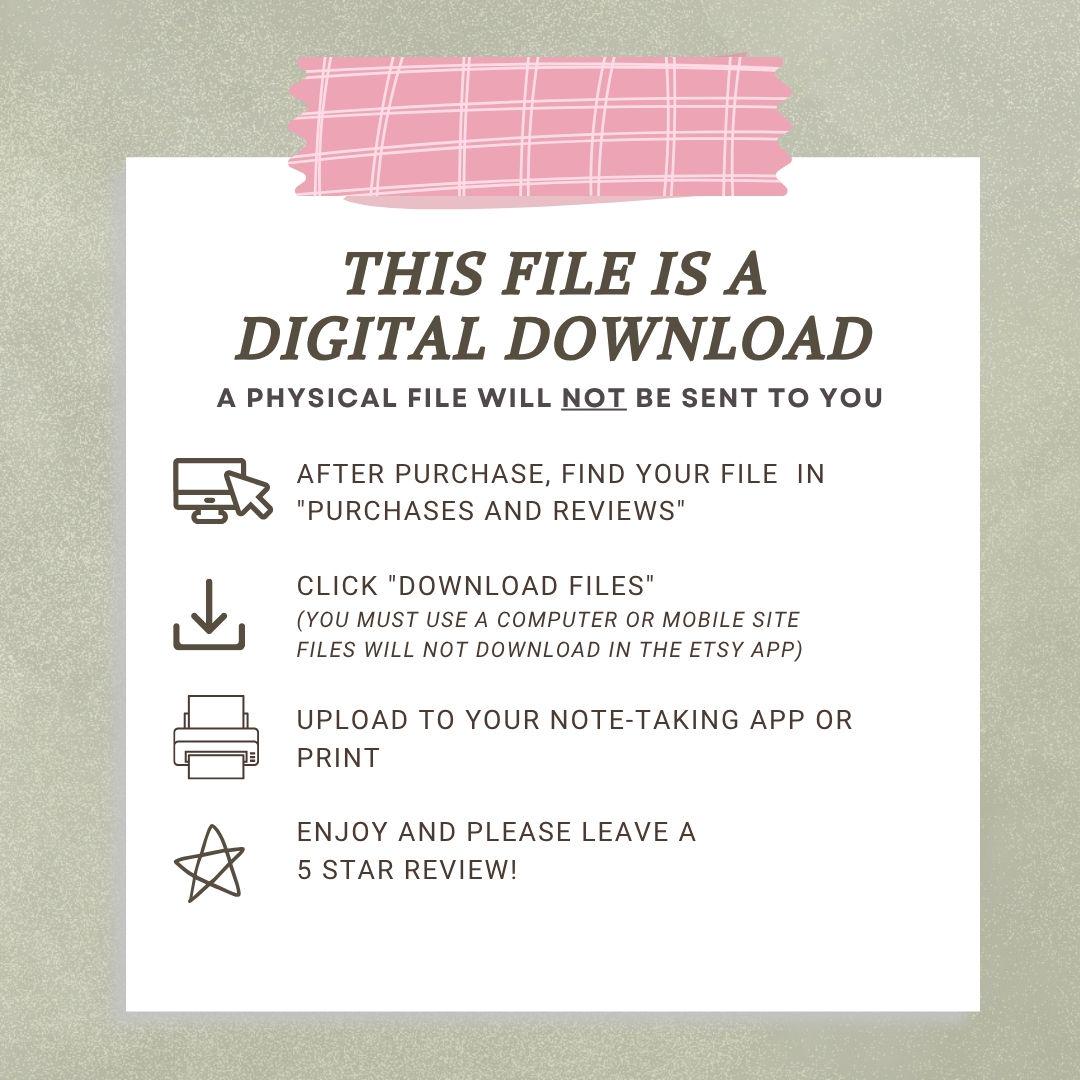 Divorce Checklist Divorce Documents Checklist Divorce Binder Divorced ...