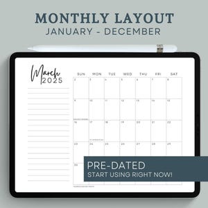 Simple Digital Planner Digital Planner 2025 Minimalist Digital Planner ...