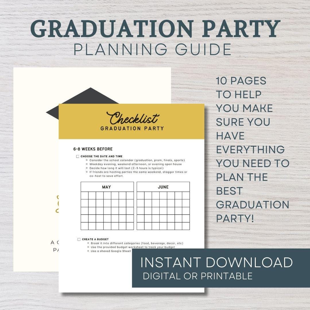 Graduation Party Planner How to Plan a Graduation Party High School ...