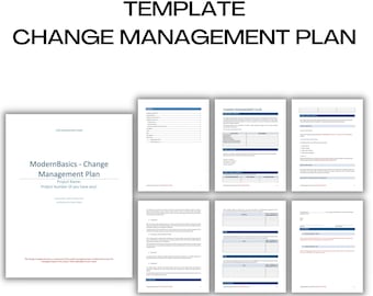 Change Management Plan Template - Etsy