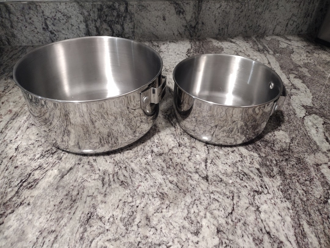 2 Galleyware Stainless Nesting Cookware, Pots, Bowls - Etsy
