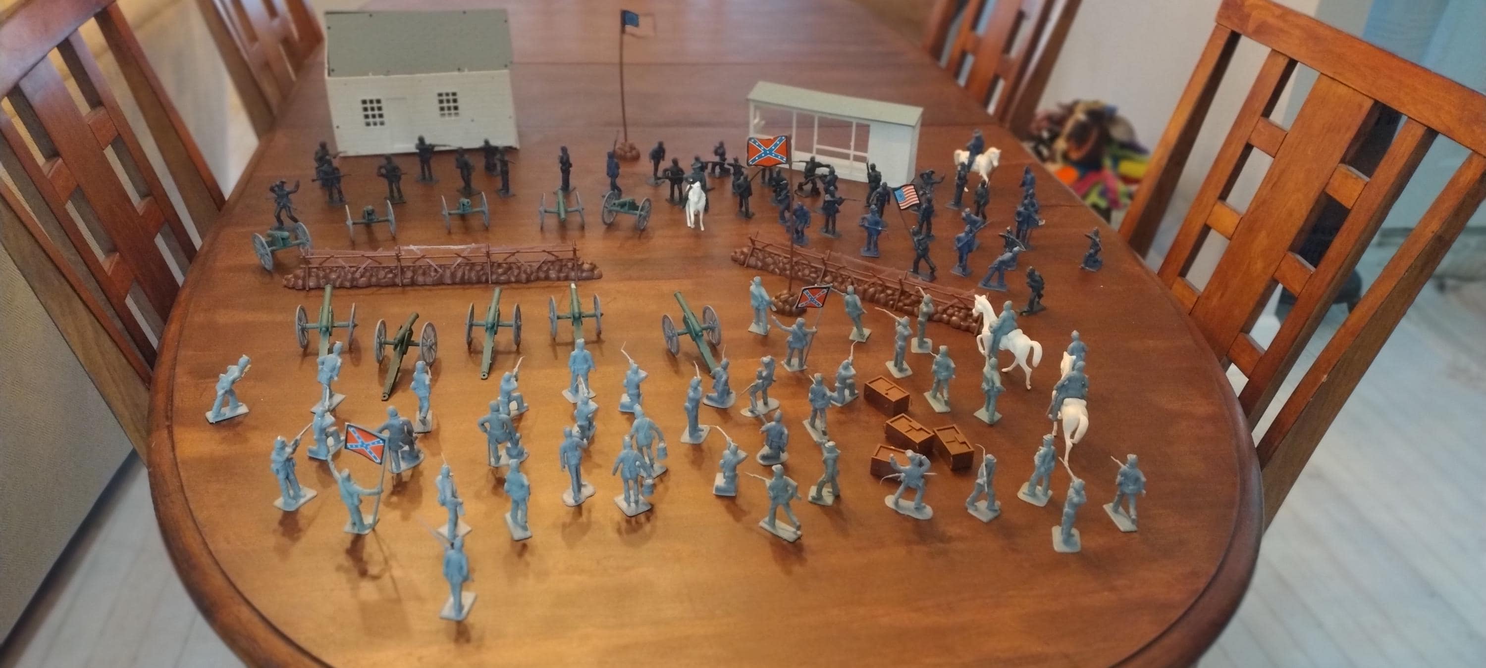 Vintage Civil War Battle of Gettysburg Toy Soldiers - Etsy