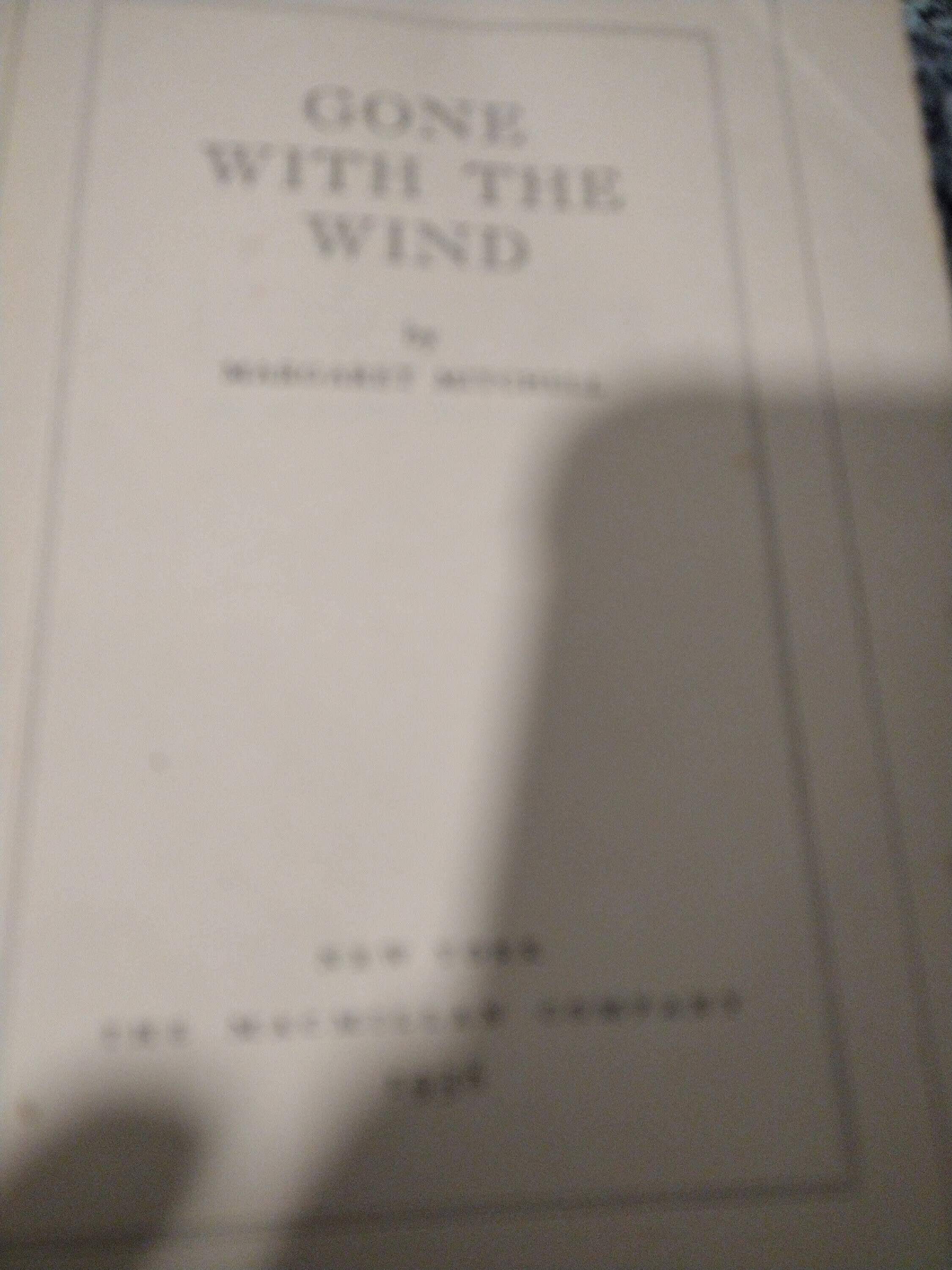 Vintage 1936 Gone With the Wind Book. - Etsy