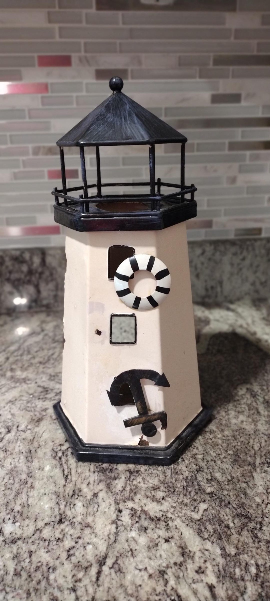 Vintage Lighthouse Tea Light Holder, Decor - Etsy