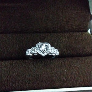 Jared Sterling Silver With .5 Genuine Diamonds, Promise/ Engagement ...