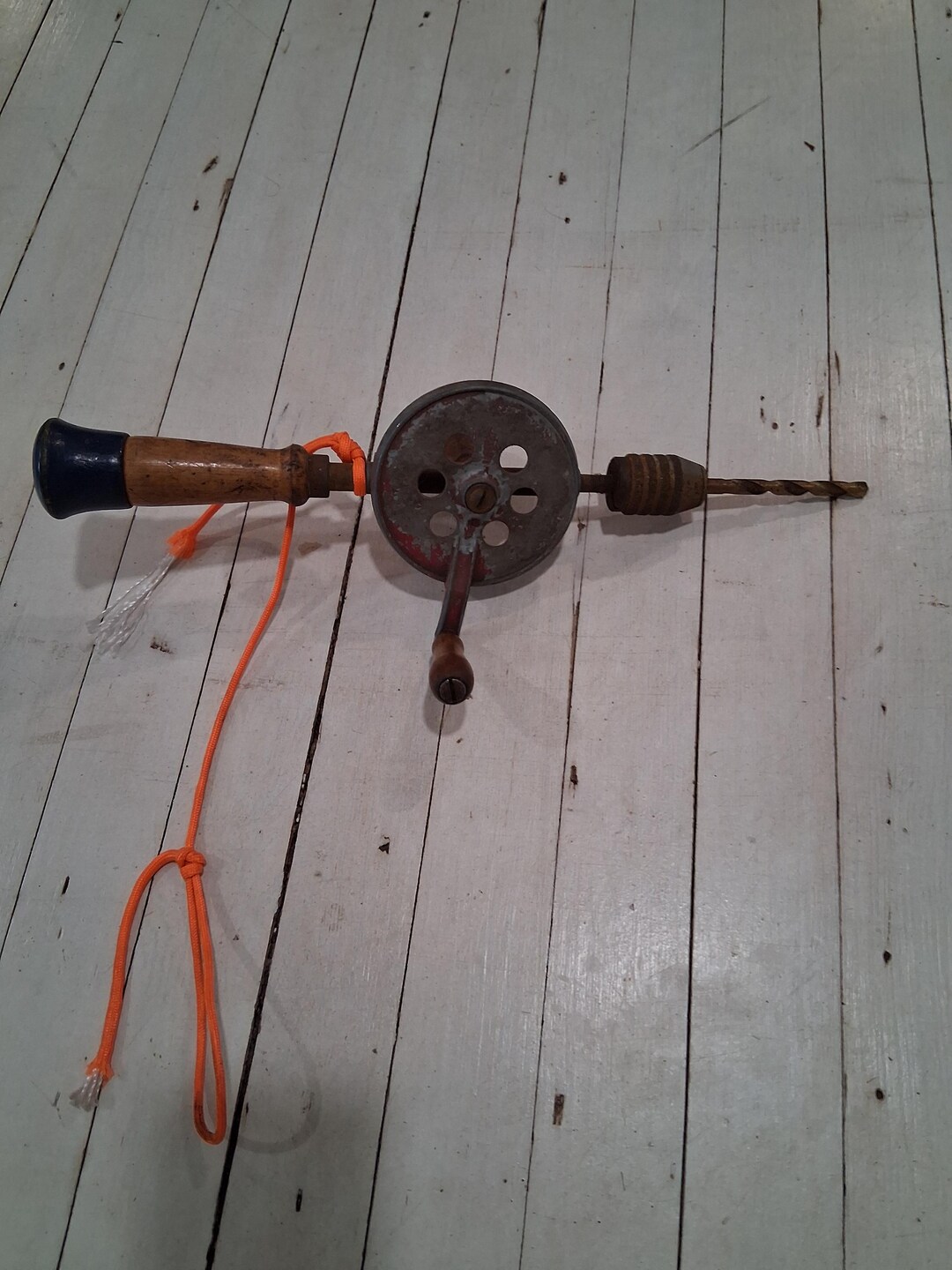 Vintage Hand Crank Drill, Tool - Etsy