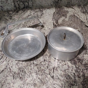 Vintage Metal Boy Scout Mess Kit, Camping - Etsy