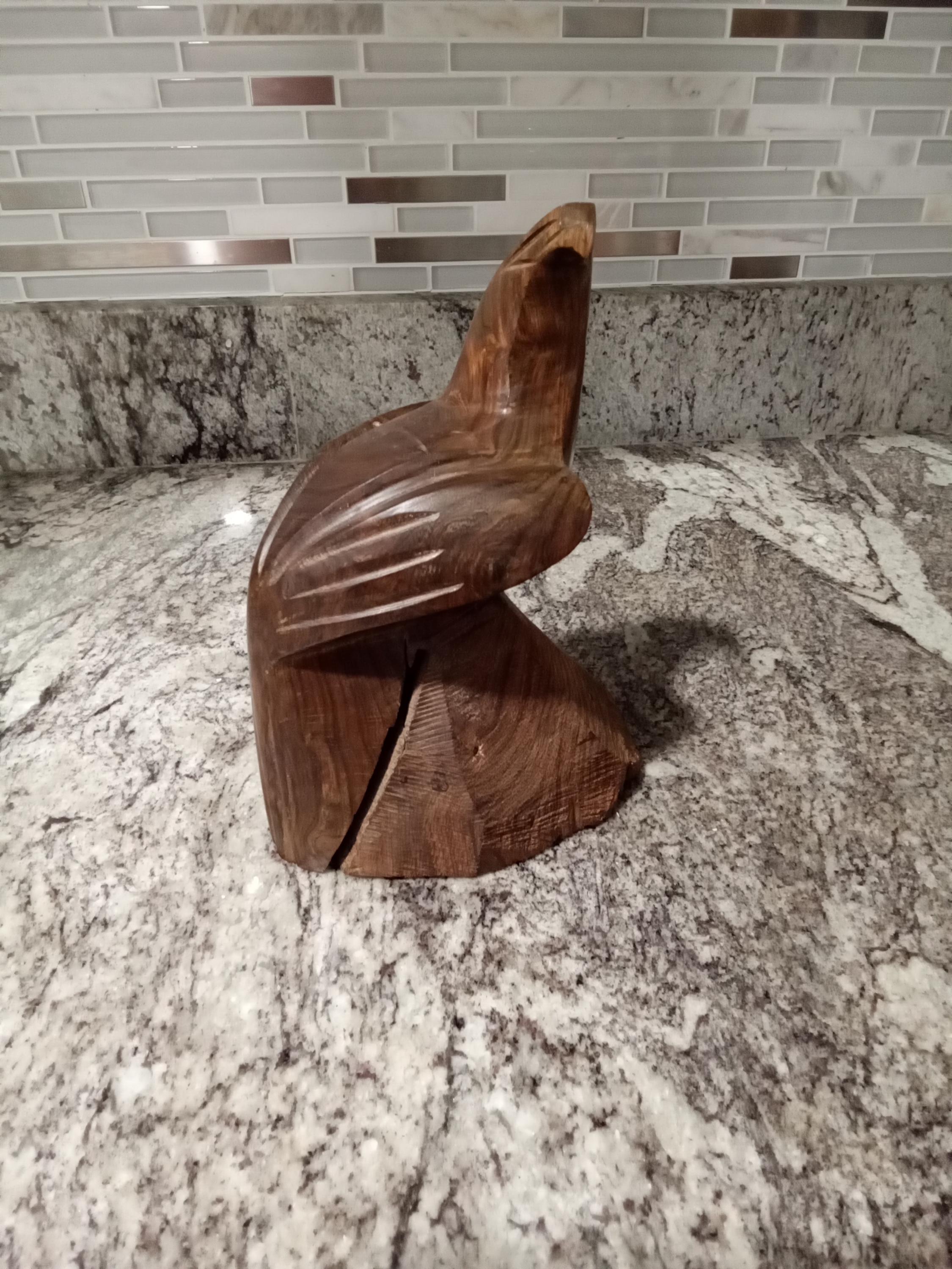 Vintage Mid Century Carved Zimbabwe Falcon Bird Eagle - Etsy