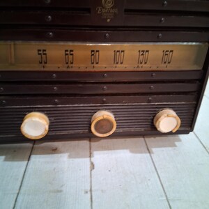 Vintage Emerson Radio 1950s - Etsy