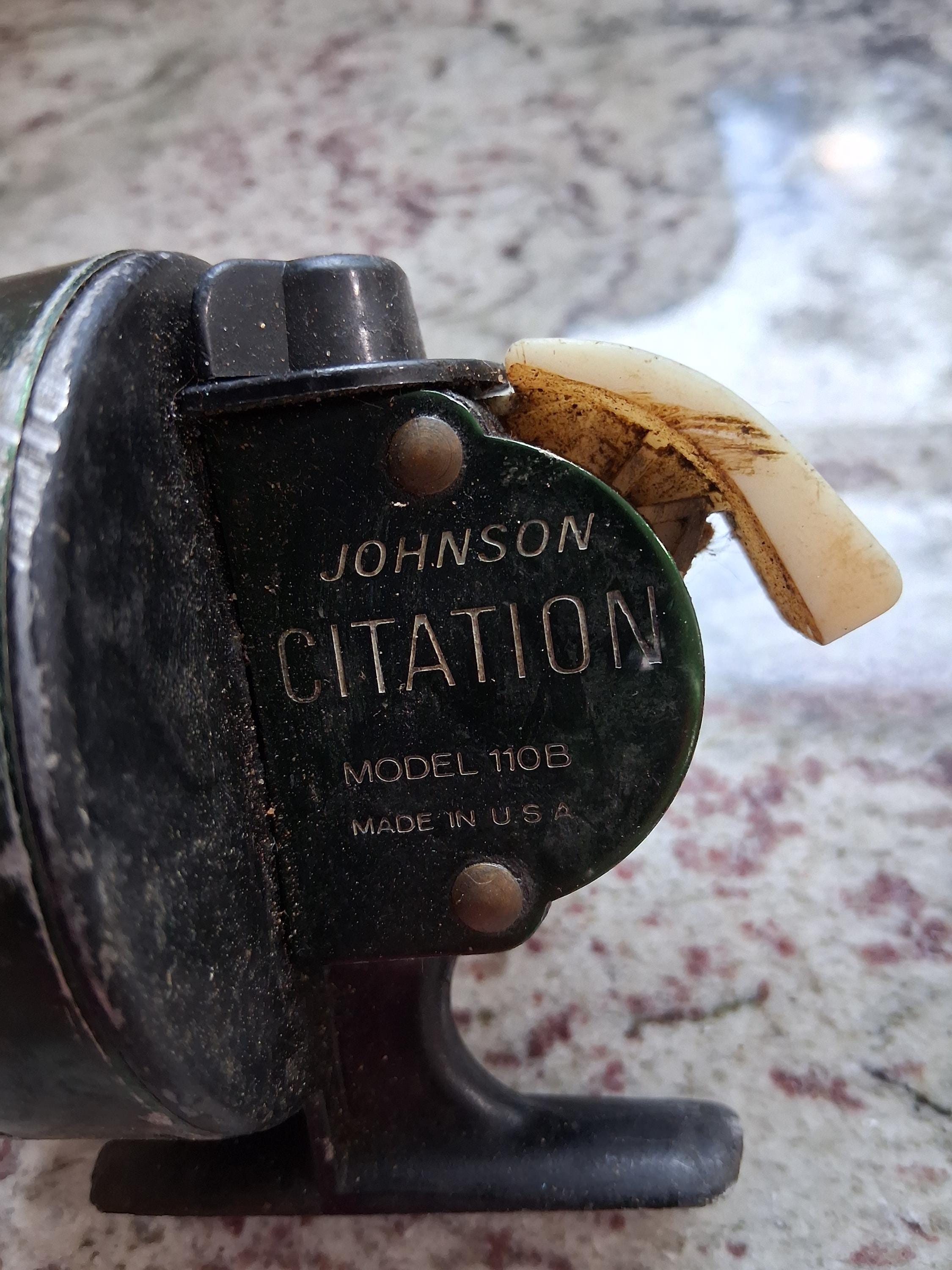 Vintage Johnson Citation Model 110B Closed Face Fishing Reel - Etsy