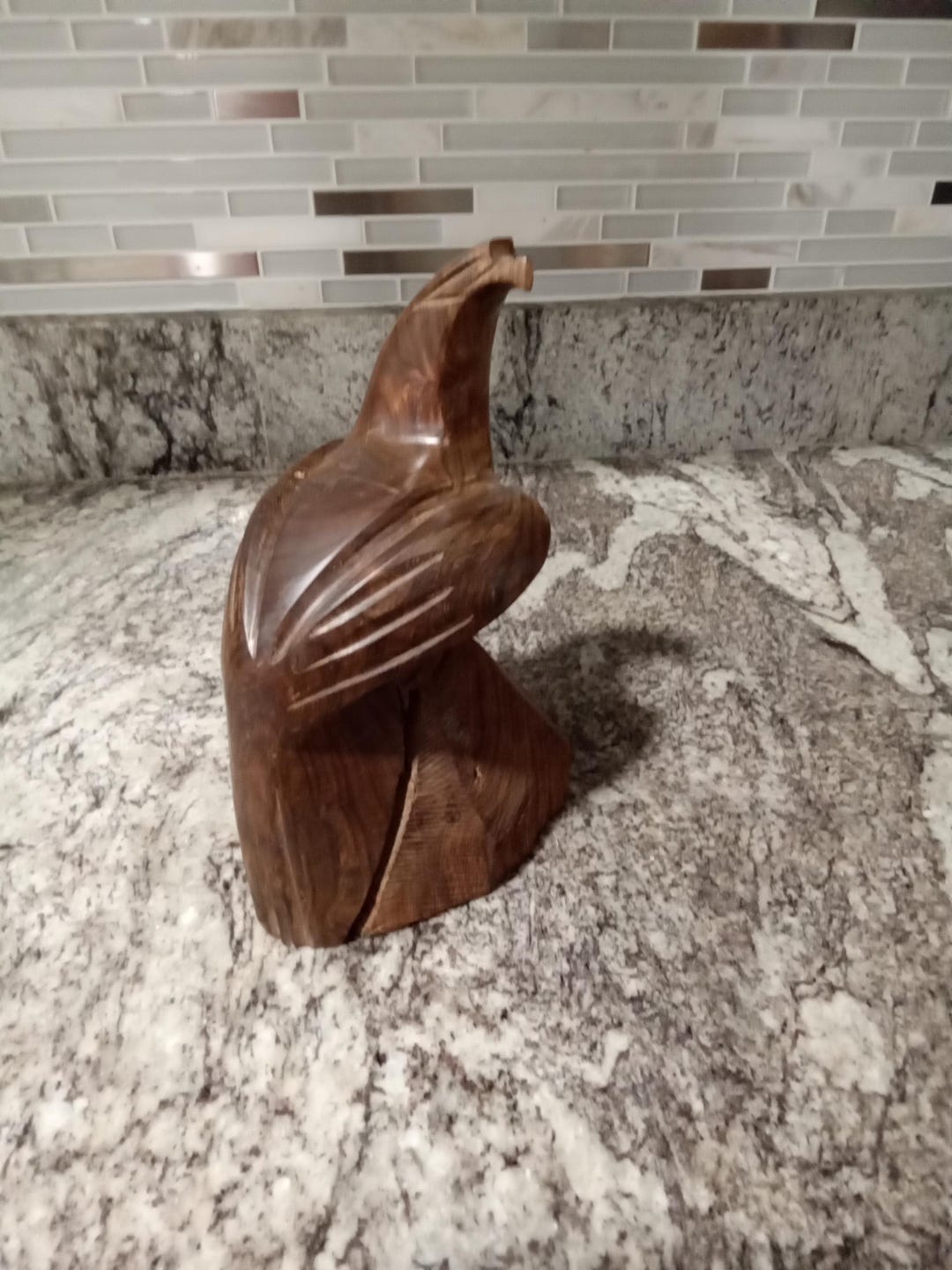 Vintage Mid Century Carved Zimbabwe Falcon Bird Eagle - Etsy