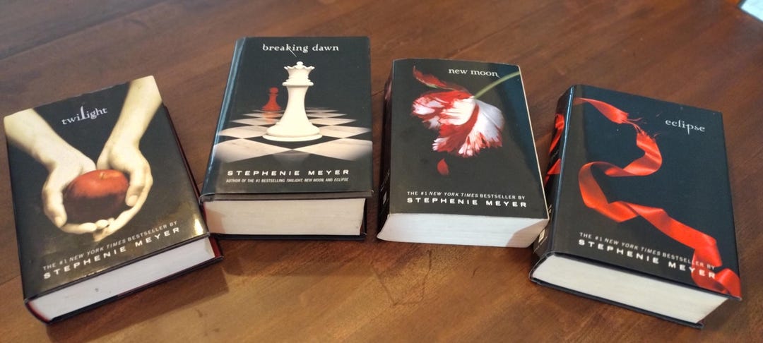 Set of Stephanie Meyer Twilight Saga Books - Etsy