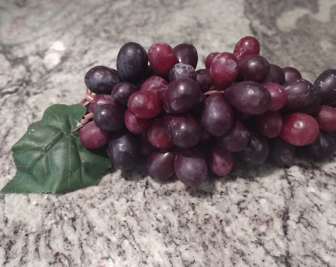 Vintage Bunch of Faux Grapes, Artificial Fruit - Etsy