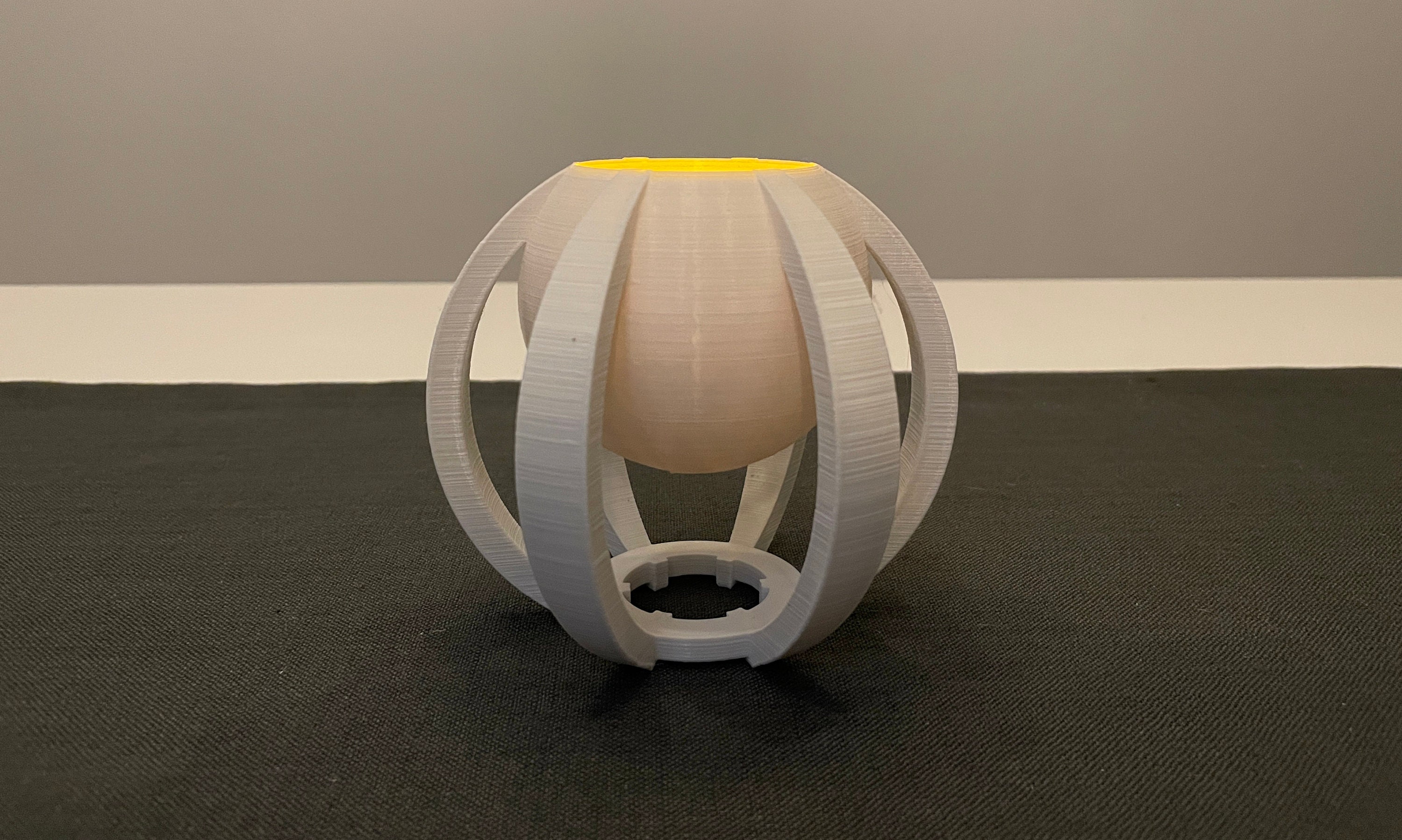 Geometric LED Candle Table Lights set of Four - Etsy