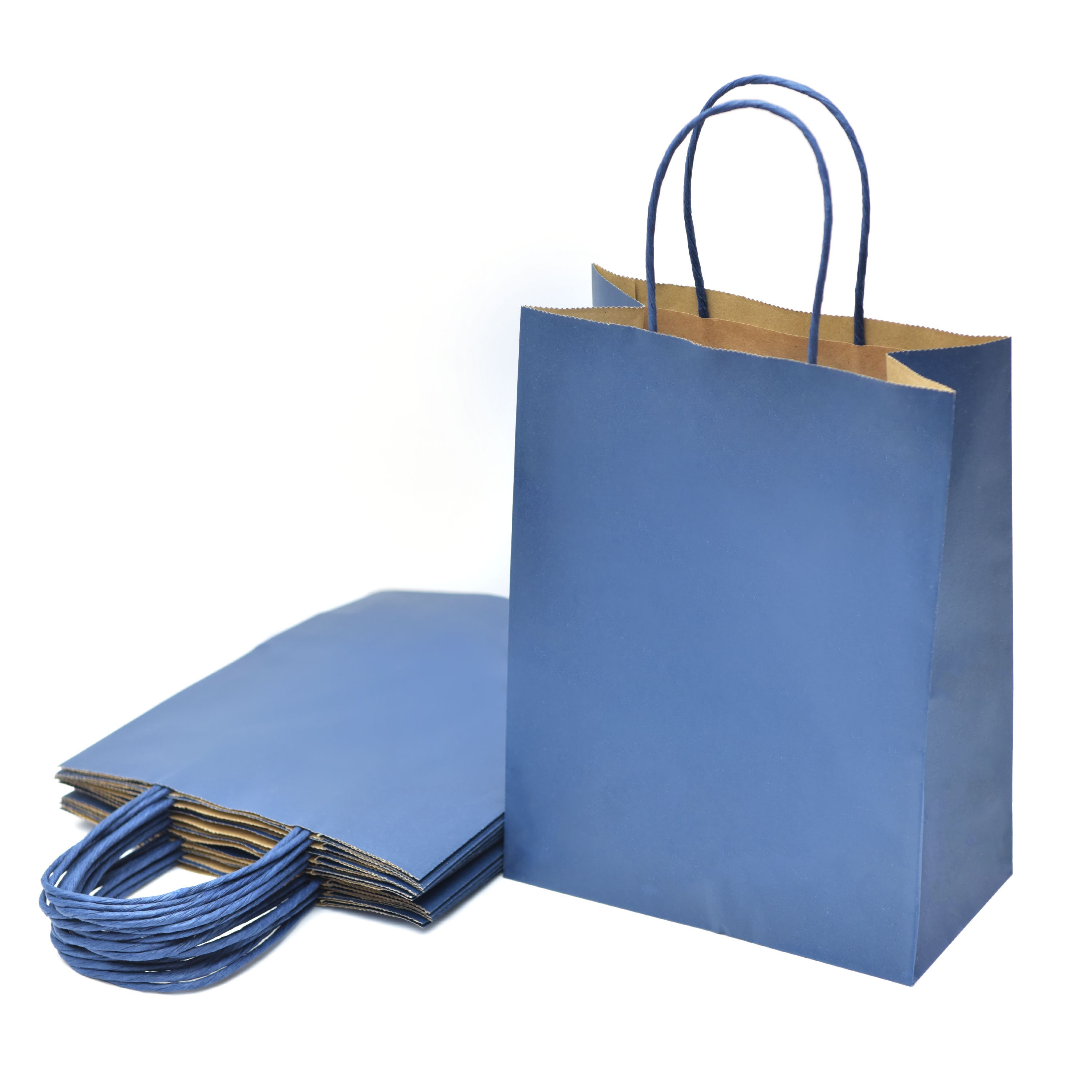 Blue Paper Gift Bags at Vikki Kearney blog