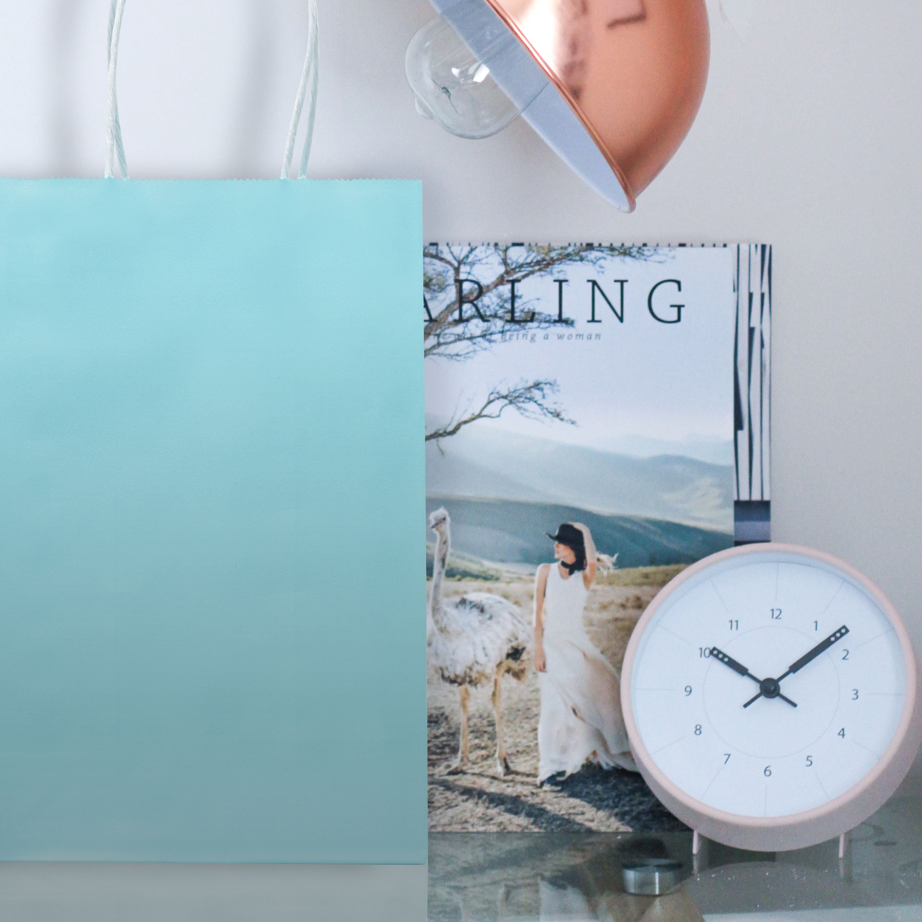 Light Blue Gift Bags: Small Gift Bags With Handle. Great for Gifts ...