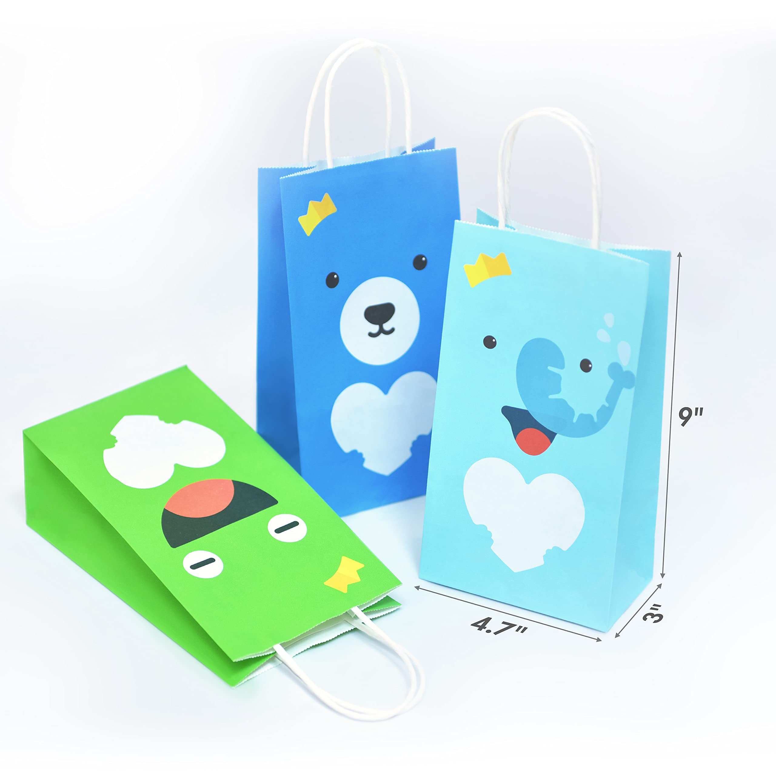 Multi-color 10 Pack Kraft Paper Bags With DIY Fun Creative Adorable ...