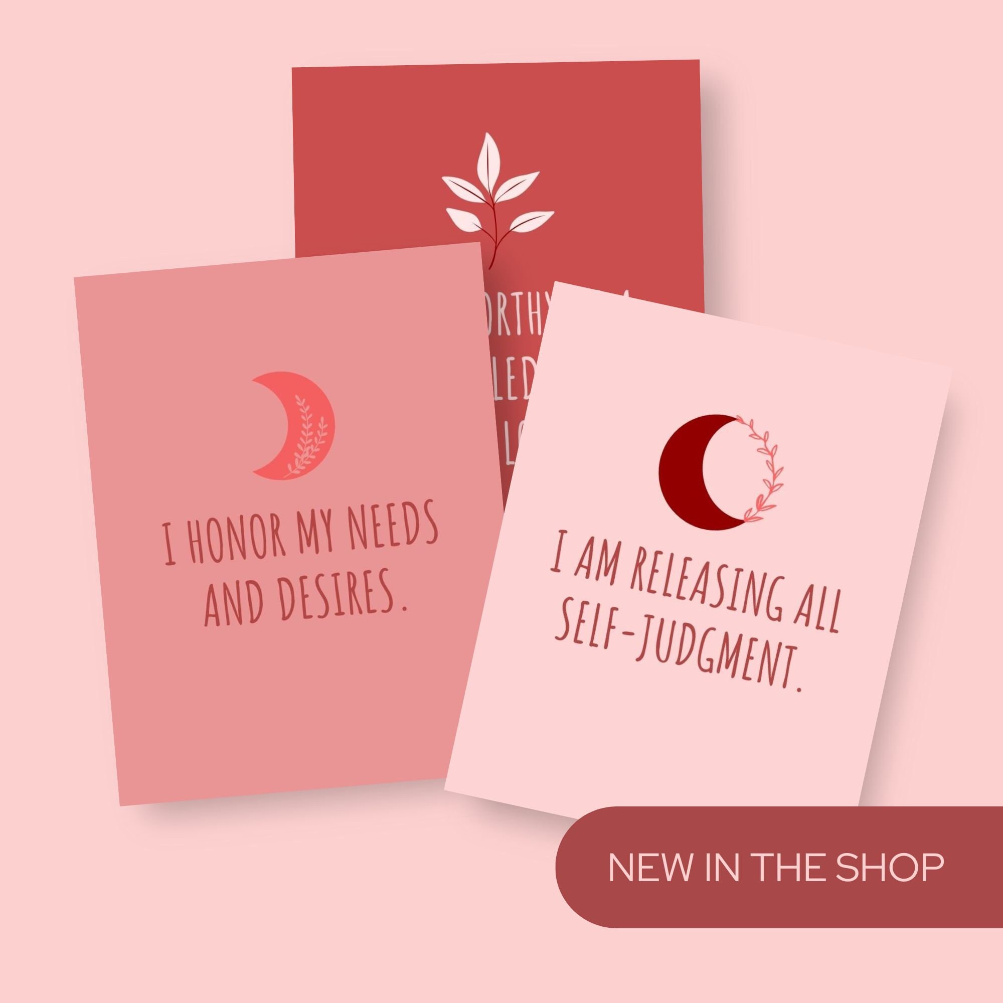 Self-care Affirmation Cards - Nurture Your Mind, Body, and Soul - Etsy