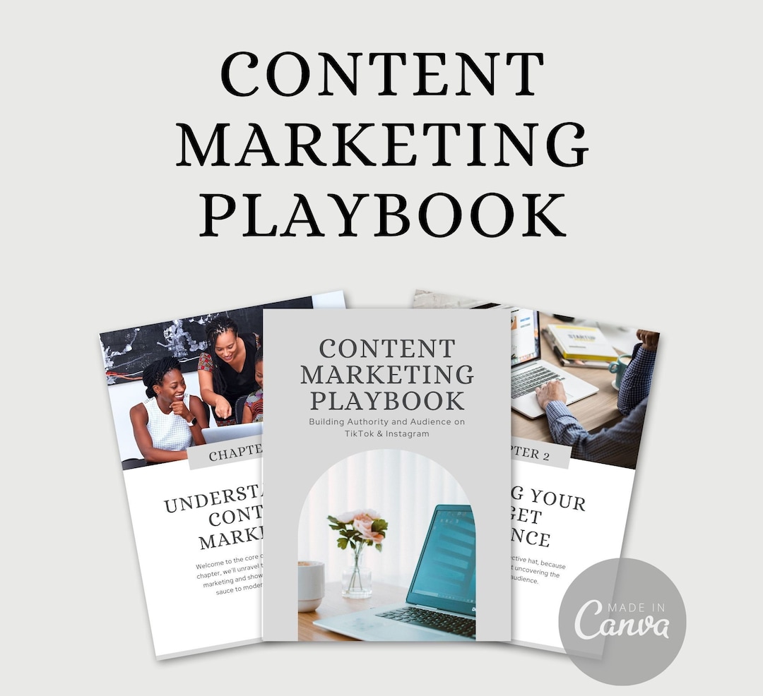 Content Marketing Playbook | Your Guide to Digital Success | - Etsy