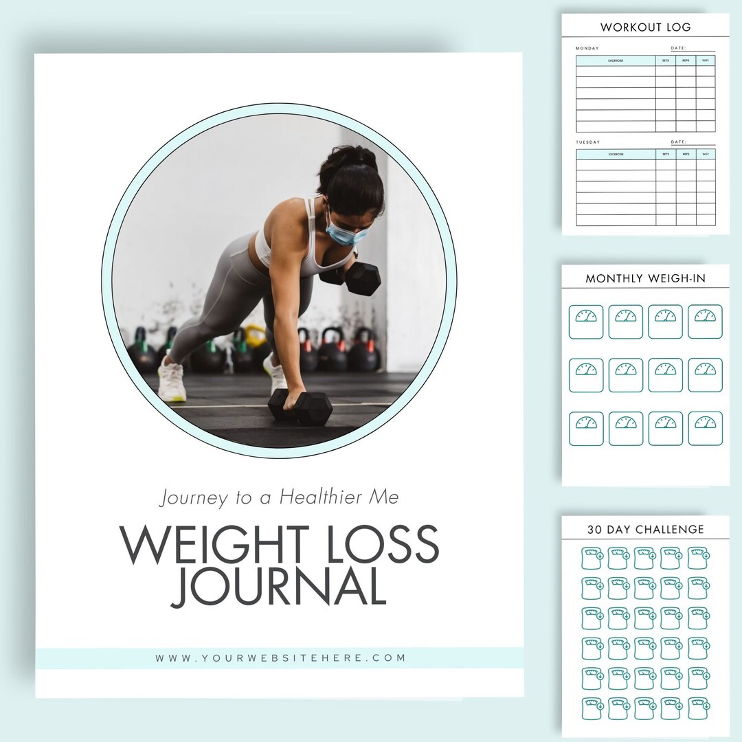 Weight Loss Journal | Your Personal Path to a Healthier You - Etsy