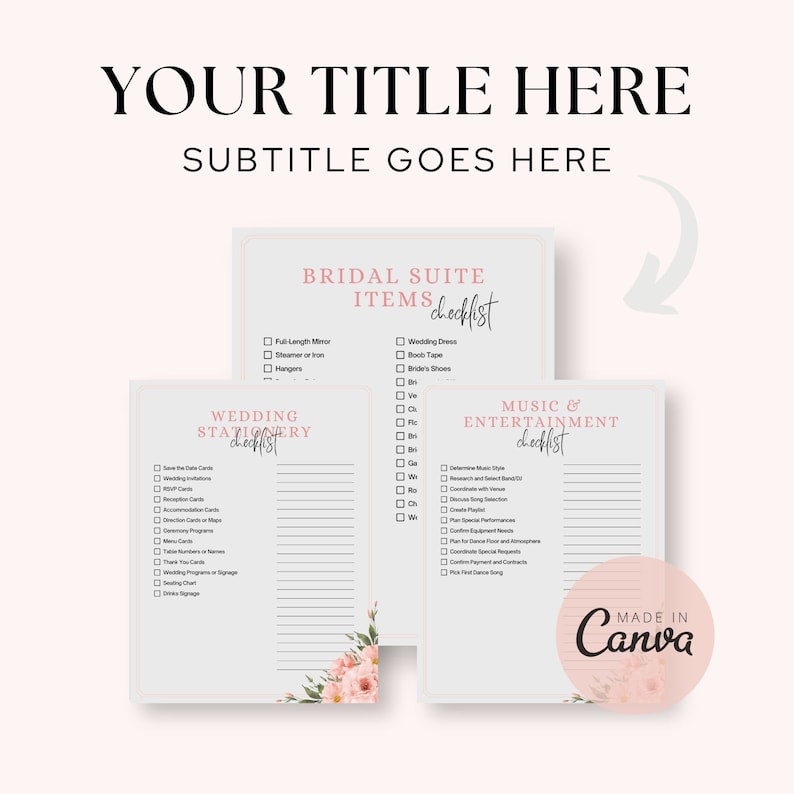 Ultimate Wedding Checklist Template | Plan Your Dream Wedding With Ease ...
