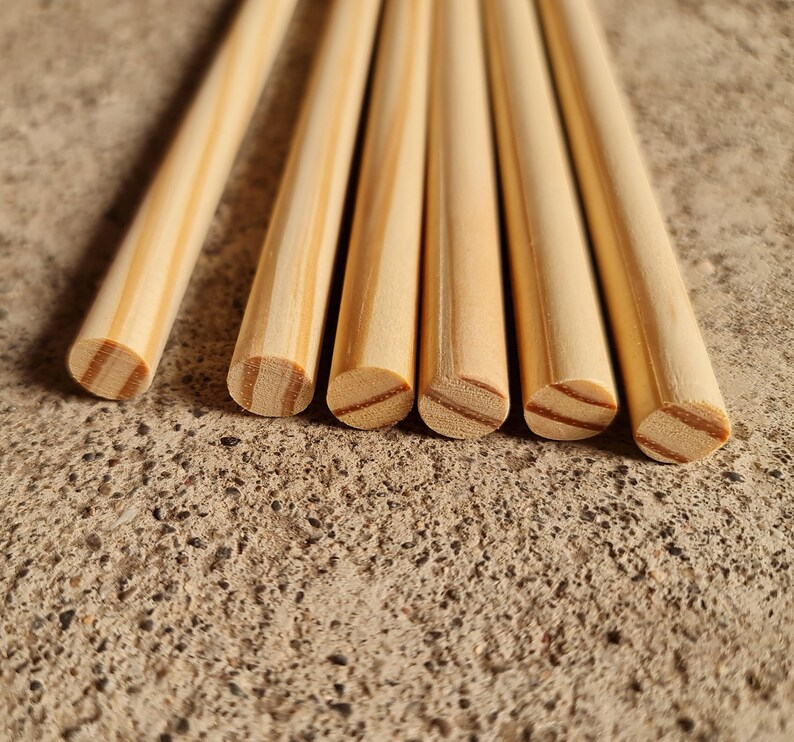 Wooden Dowel Wood Stick Round Rod for Wall Hanging Macramé Home Décor ...