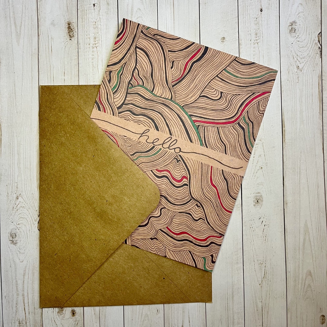 Hello Greeting Cards - Etsy