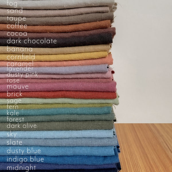 Flax Fabric - Etsy